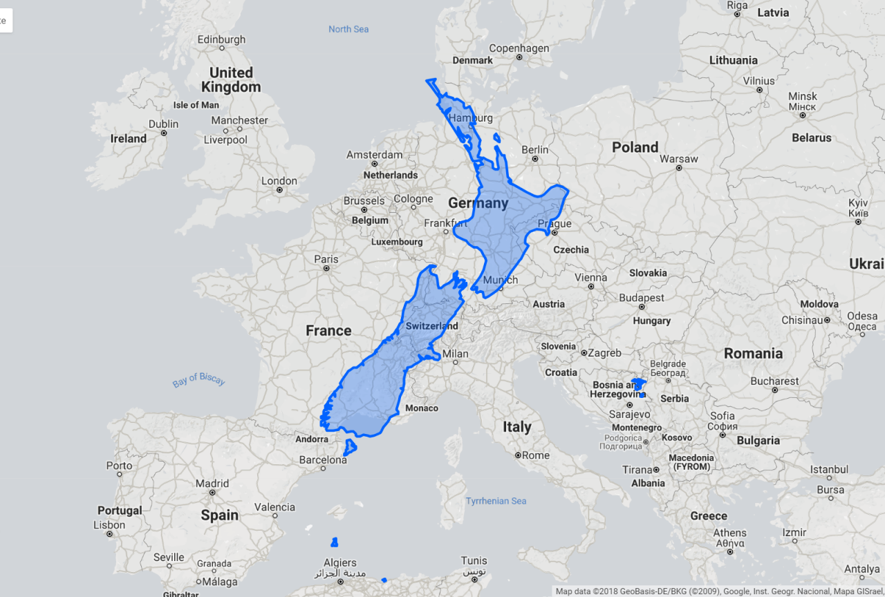 The true size of New Zealand | ivangrigoryev.com
